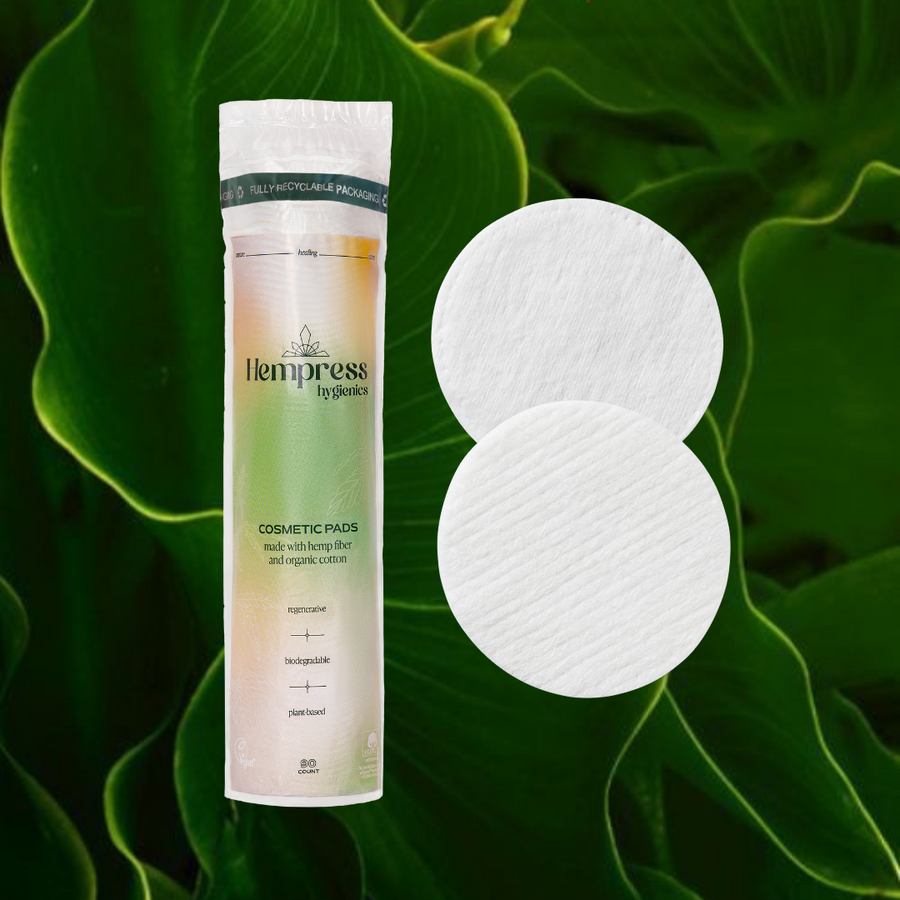Organic hemp-based rounds – Hempress Hygienics
